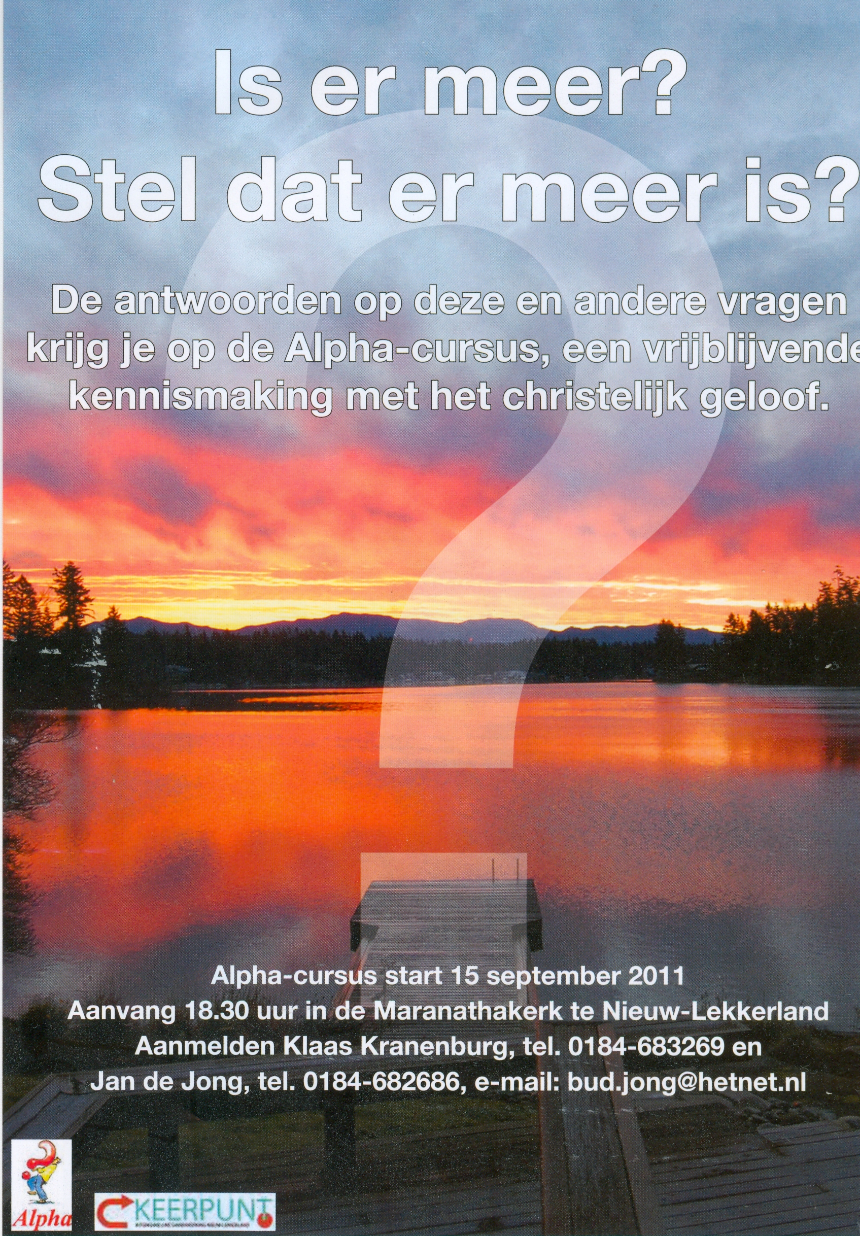 Alpha-cursus, maak kennis met het christelijk geloof | Hervormde ...